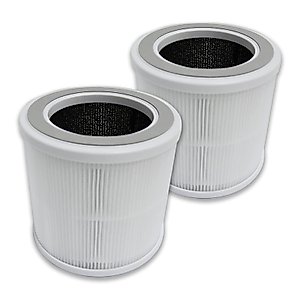 PUREBURG Replacement Filters Compatible with Proton Pure Air Purifier,2-Pack H13 4-Stage Filtration Activated carbon 2-IN-1 Air Clean Dust VOCs High-efficiency