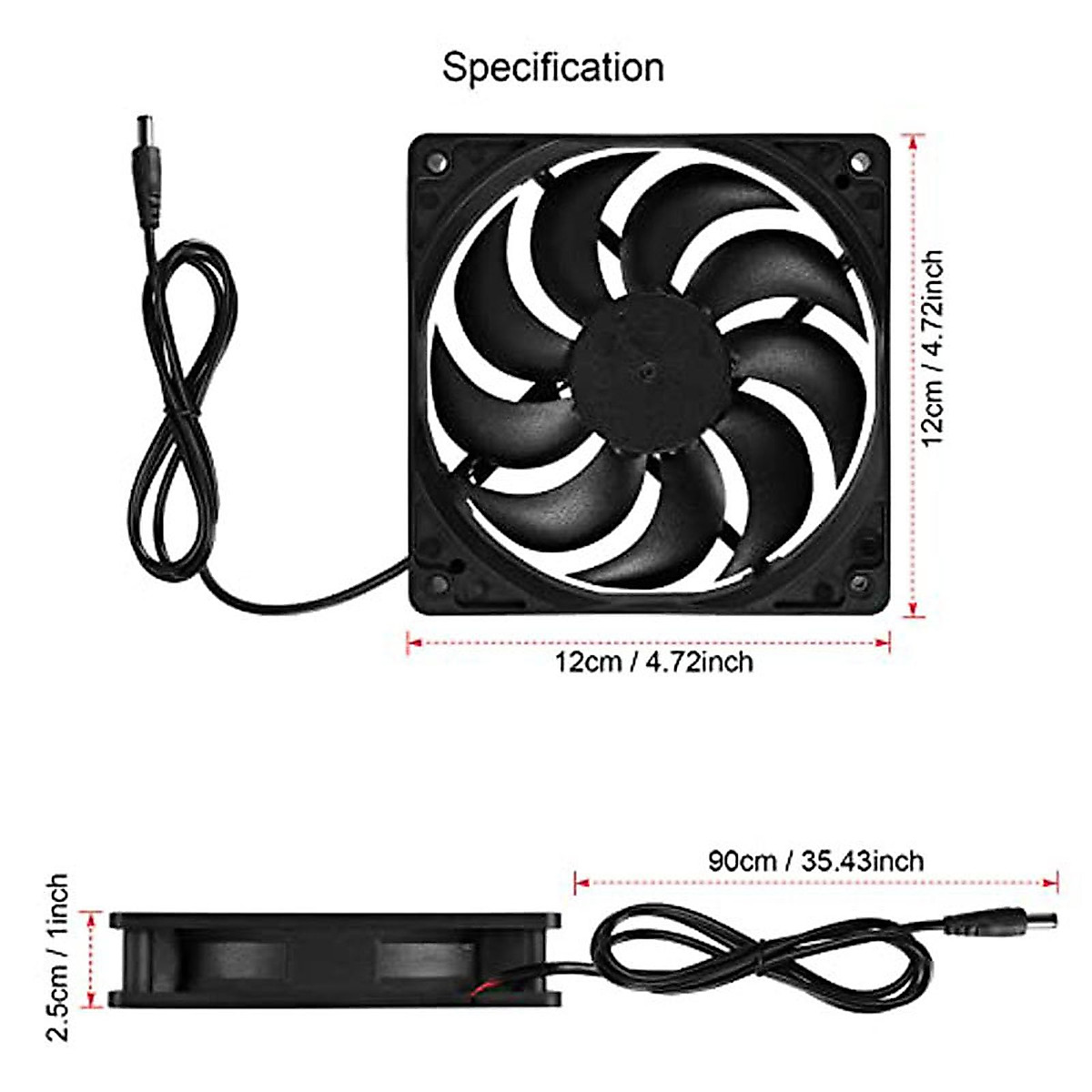 Solar Panel Powered Dual Fan, Portable Solar Panel 2 Exhaust Fan Efficient Energy Conversion 12V 10W for Greenhouse Shed