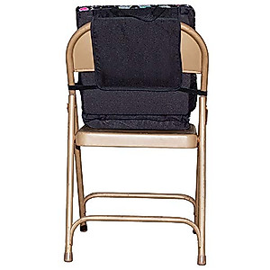 ABS Novelties Butterfly Garden Pattern Double Cushion (Black)