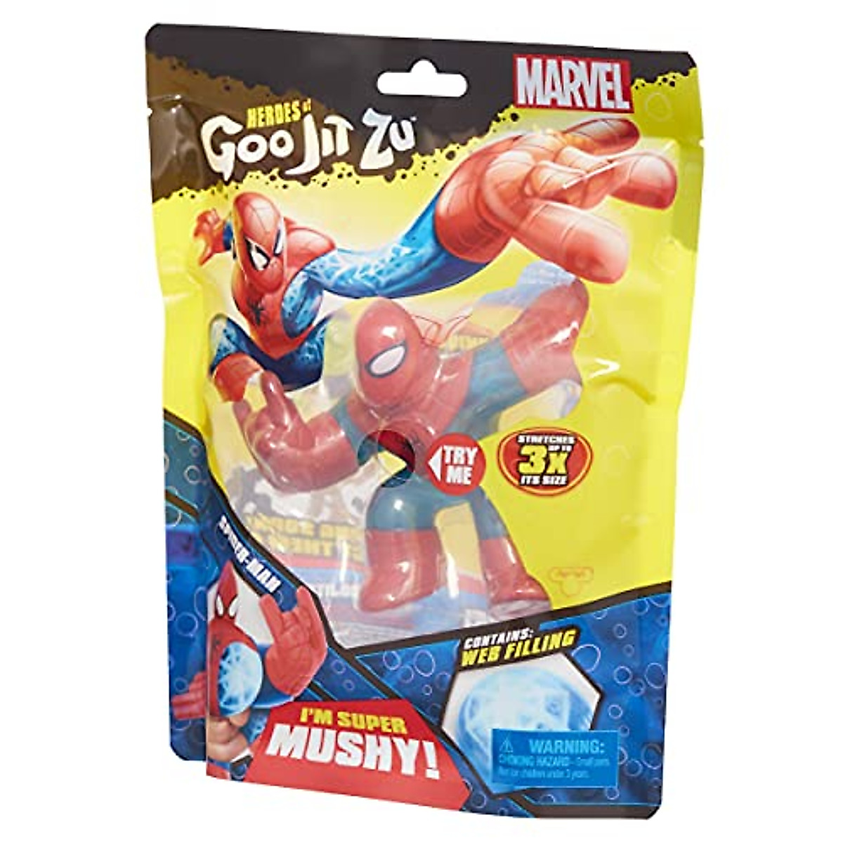 Heroes of Goo Jit Zu Licensed Marvel Hero Pack - Spider-Man, Multicolor (41054)