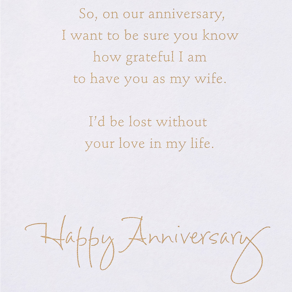 American Greetings Anniversary Card for Wife (I Notice)