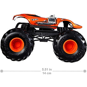Hot Wheels Monster Trucks Twin Mill die-cast 1:24 Scale Vehicle with Giant Wheels for Kids Age 3 to 8 Years Old Great Gift Toy Trucks Large Scales