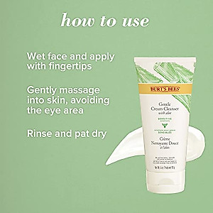 Burt's Bees Face Cleanser, Facial Wash for Sensitive Skin, Natural Skin Care, 6 Ounce (Packaging May Vary)