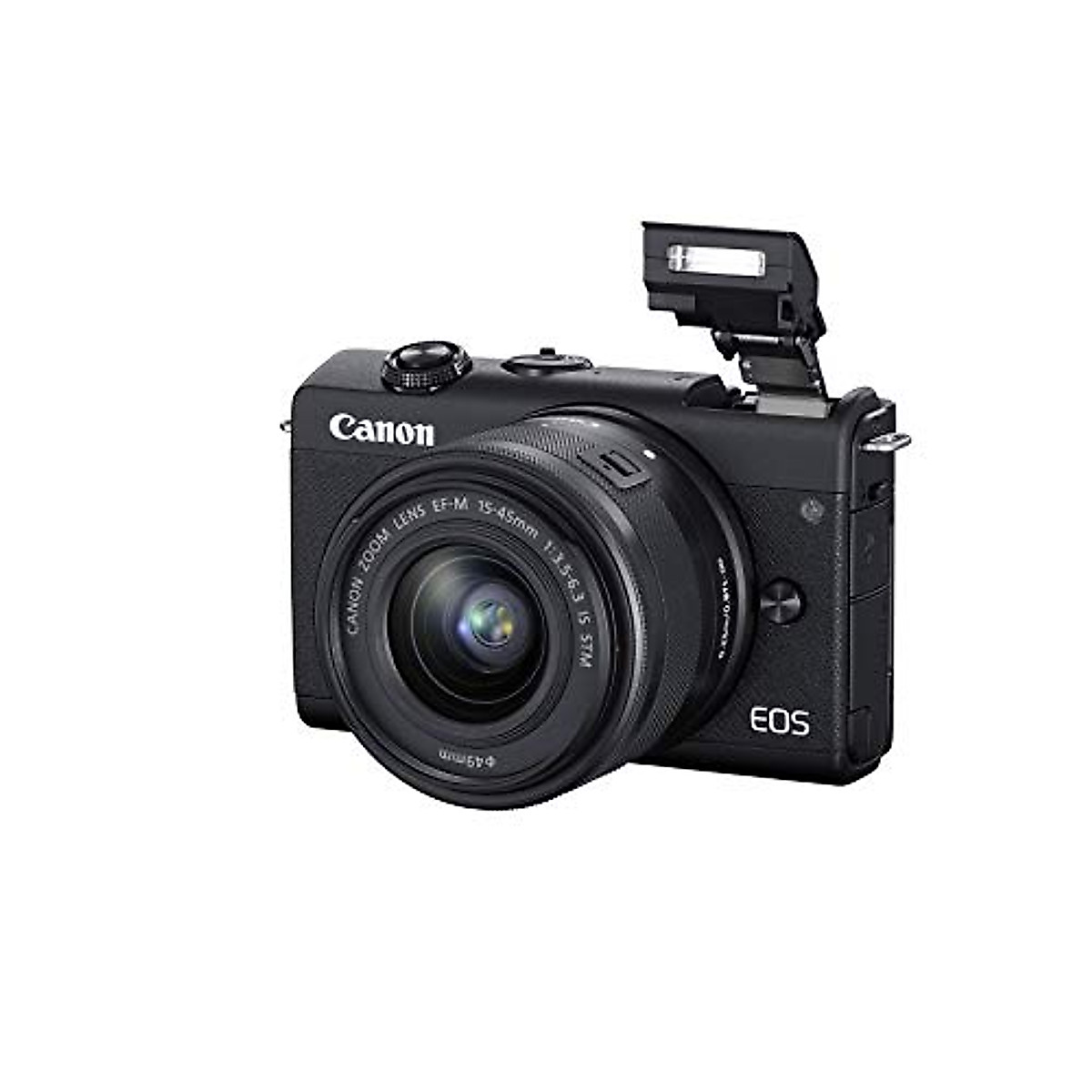 Canon EOS M200 EF-M 15-45mm is STM Kit (Black) (Renewed)