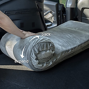 Zenosyne Car Mattress for Tesla Model Y, Car Bed Mattress, Car Camping Mattress, Car Sleeping Pad for Tesla Model Y, CertiPUR Memory Foam with Free Sheet and Pillows