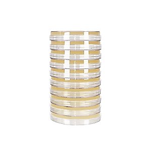 Tryptic Soy Agar (TSA), with Typtone & Soytone, General Growth Medium, (10-Pack), Pre-Poured 15x100mm Petri Plates