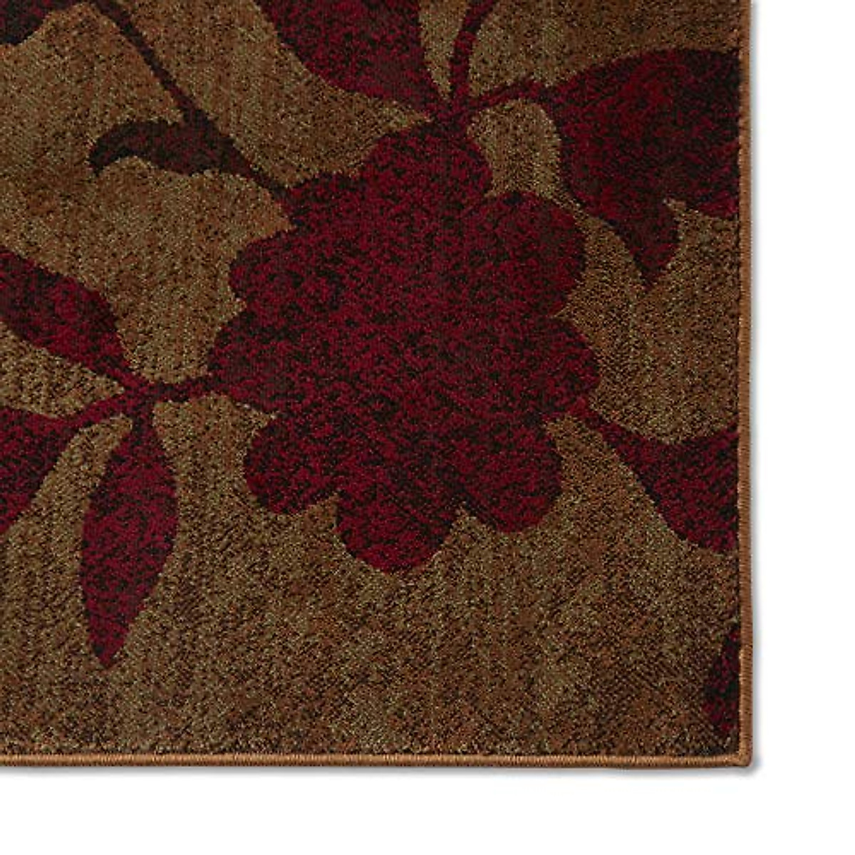 Home Dynamix Tribeca Amelia Modern Area Rug | 5'2" x 7'2" Rectangle | Beige/Green/Red