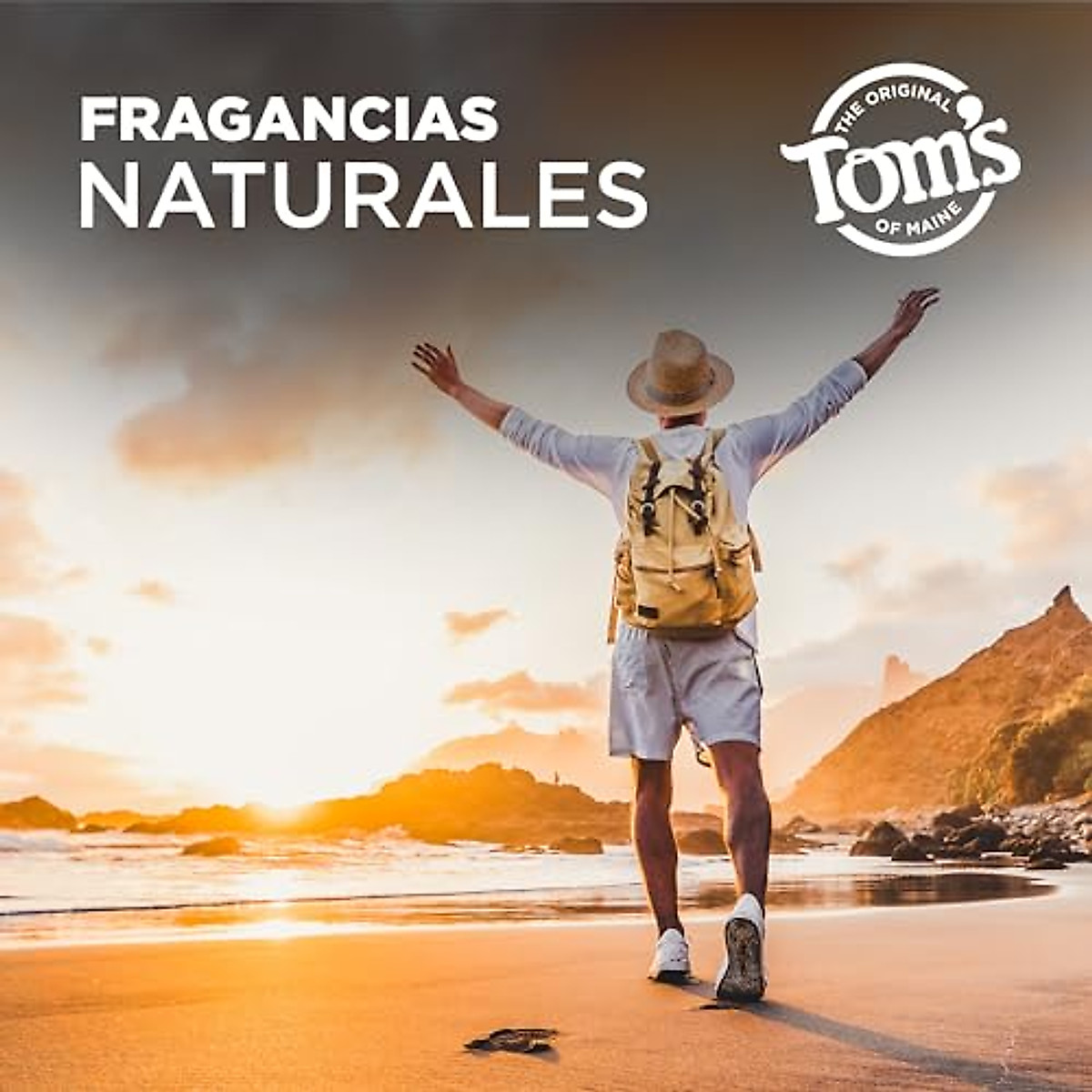 Tom's of Maine Long-Lasting Aluminum-Free Natural Deodorant for Men, Mountain Spring, 2.8 oz. (Packaging May Vary)