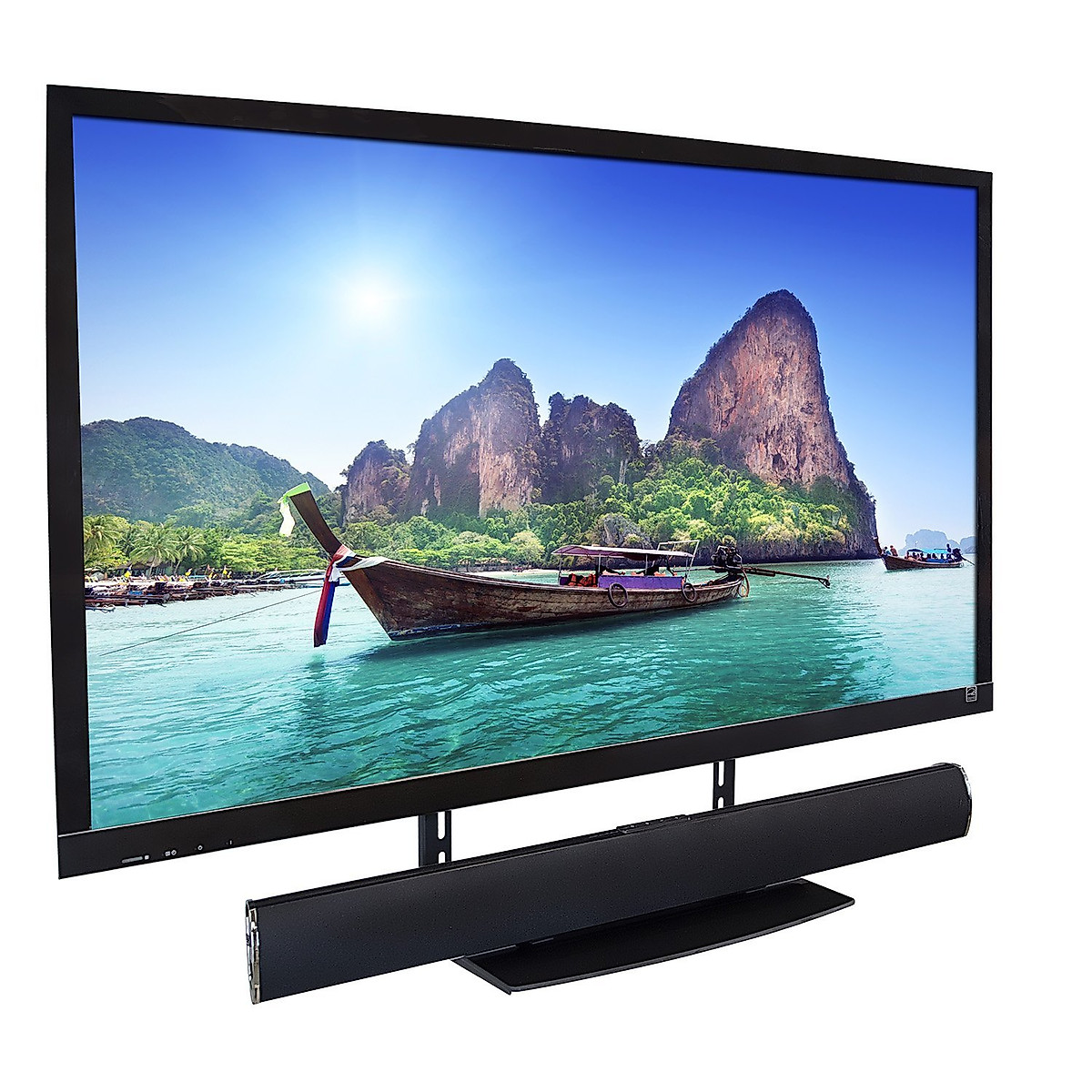 Mount-It TV Wall Mount Shelf Bracket Under TV for Cable Box, DVD Player, Stereo AV Components Shelf,Black