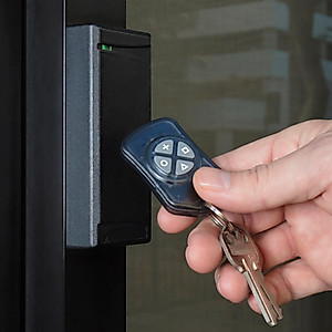 Keysy RFID Duplicator - Copy Key Fobs and Key Cards (HID, AWID, Indala, Keri, ioProx, Rosslare, XceedID, Paradox, CDVI + More) Reader Writer Copier Cloner 125kHz Including (1 Key Fob)