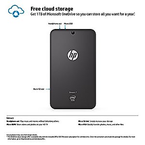 HP Stream 7 32GB Windows 8.1 Tablet (Includes Office 365 Personal for One Year)