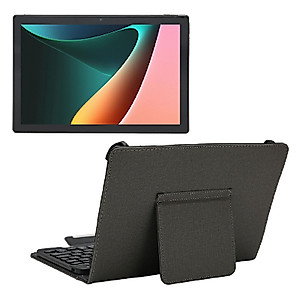 2 in 1 Tablet with Case Keyboard Mouse, 10.1 inch 4G LTE WiFi Tablet PC, 8GB 256GB Octa Core, BT5.0, Dual Camera, 5G WiFi, Blue (US Plug)