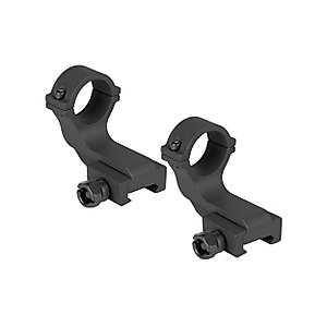 Monstrum 3-9x32 Rifle Scope with Rangefinder Reticle | Monstrum Offset Picatinny Scope Rings | Bundle