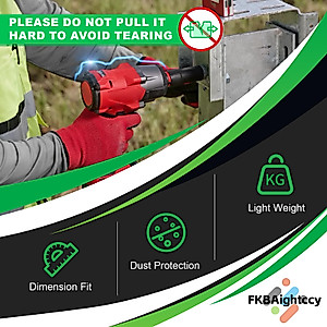 49-16-2960 Protective Boot Compatible with Milwaukee M18 Fuel Mid-Torque Impact Wrench Protective Boot for Milwaukee 2960-20 2962-20 2962P-20 Assembly Accessories Part