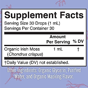 MaryRuth's Irish Sea Moss Liquid Drops | Sugar Free | SeaMoss for Gut Health and Immune Support | Formulated for Adults & Kids Ages 14+ | Unflavored | Vegan | Non-GMO | Gluten Free | 1 Fl Oz