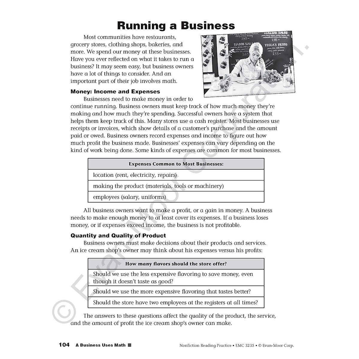 Evan-Moor Non-Fiction Reading Practice, Grade 5