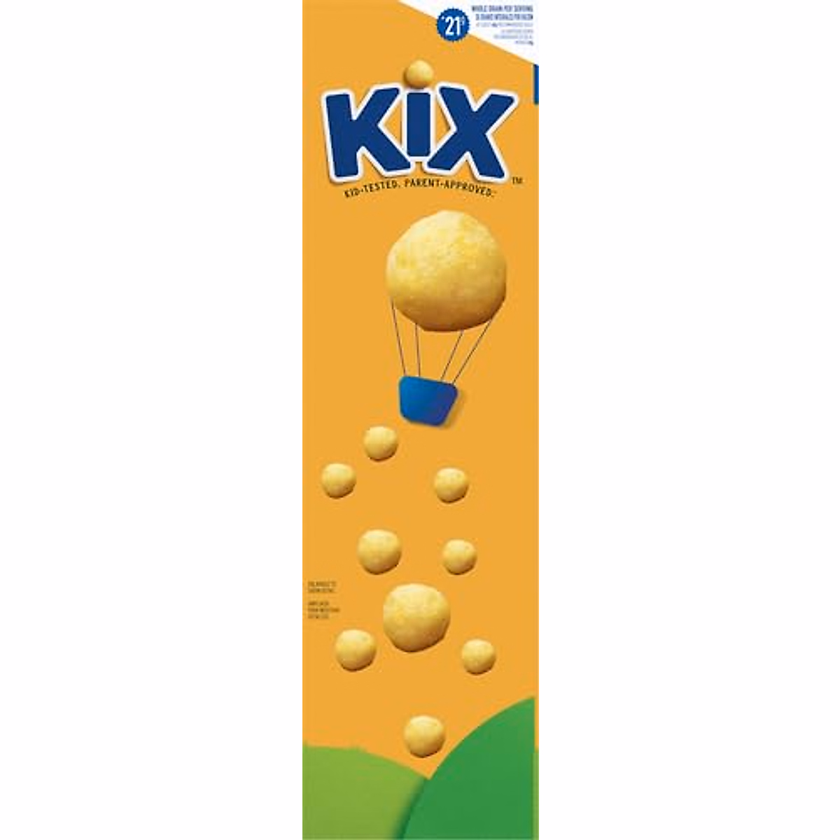 Kix Whole Grain Breakfast Cereal, Crispy Corn Cereal Puffs, Family Size, 18 oz