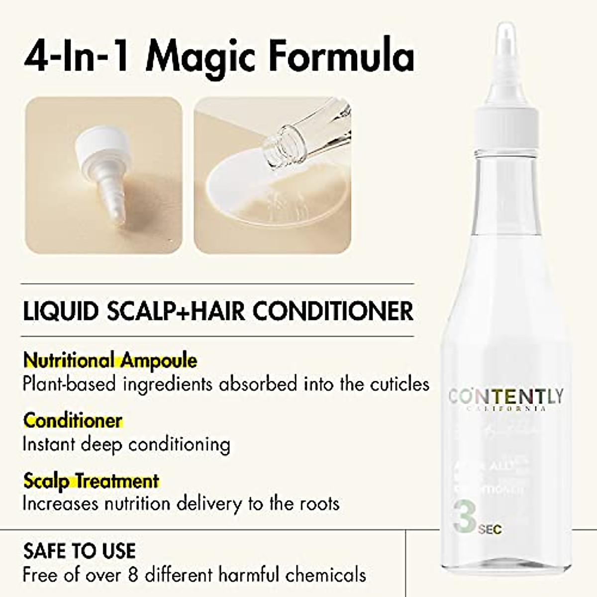 AFTER ALL! Sleek Conditioner - For All Hair types | Nutrient-Rich, Hydrating Scalp and Hair Lamellar Water Conditioner for Silky & Soft Hair I No Sulfates, PEG, & Silicon| 10.14 fl.oz