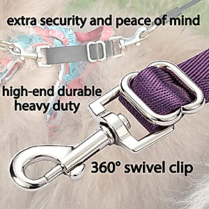 Backup Collar for Dogs Backup Clip Dog Safety Clip for Dog Harness Safety Clip Collar Dog Collar Safety Backup Straps(Long)