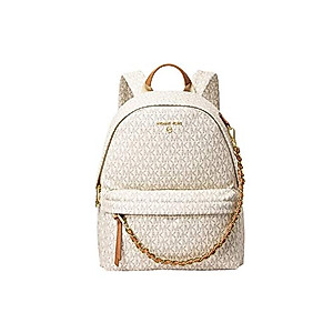 Michael Kors Slater Medium Backpack Vanilla/Acorn One Size