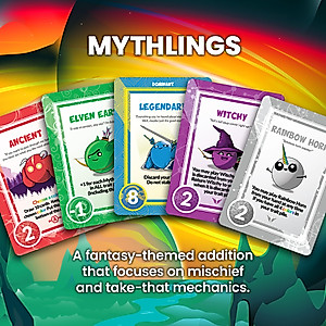 Doomlings Upgrade Pack Card Game - 5 Expansion Pack (81 Total Cards Included)