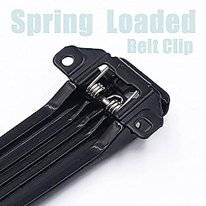 Replacement Belt Clip KBH-10 for Kenwood TK260G TK-272G TK-388G TK-2100 TK-2118 TK-3206 TK-3207 Radio (7PCS)