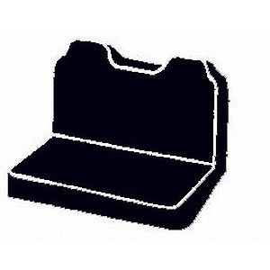 Fia OE39-2 CHARC Custom Fit Front Seat Cover Bench Seat - Tweed, (Charcoal)