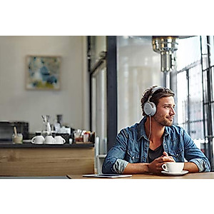 Denon AH-GC25NC Premium Wired Noise-Cancelling Headphones - Hi-Res Audio Quality | Up to 30 Hours of Noise Cancellation | Designed for Comfort | Battery-Saving Auto-Standby Mode | White