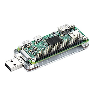 GeeekPi USB Dongle Expansion Board with Case for Raspberry Pi Zero/Zero W/Zero 2/Zero W 2, Both Front & Back Side Can Be Inserted