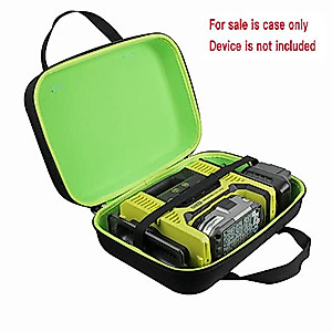 Hermitshell Hard Travel Case for Ryobi P747 18-Volt ONE+ Dual Function Inflator + Battery + Charger