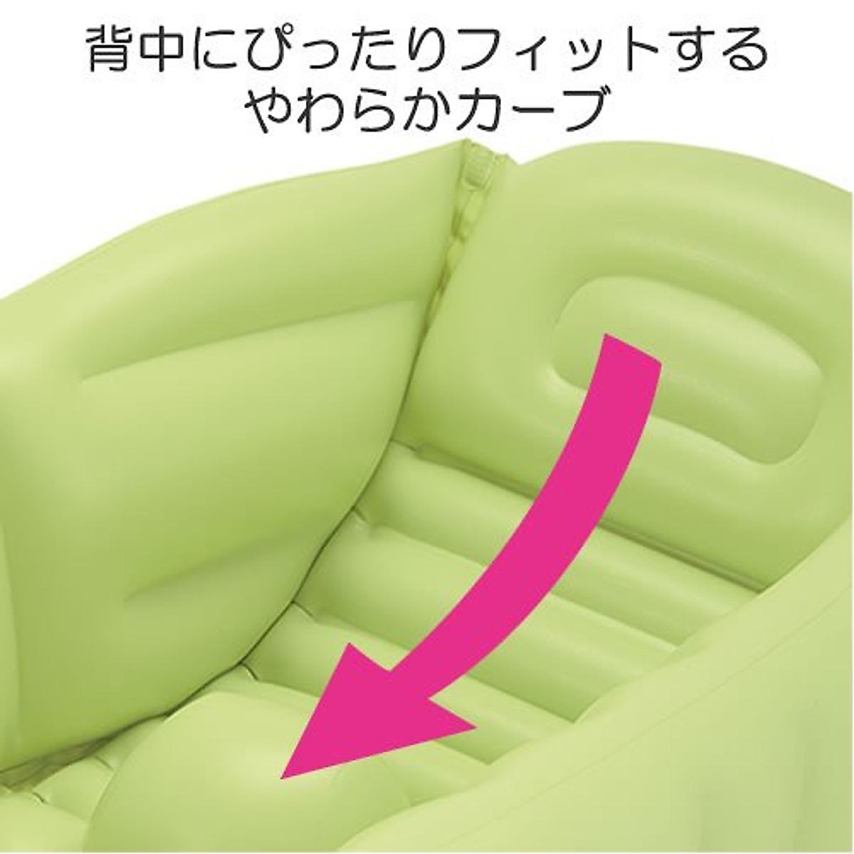 Richell baby bath W Green