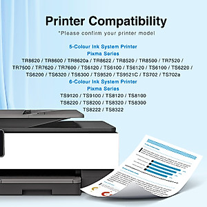 st@r ink TR8620a Ink Cartridges Compatible Replacement for Canon 280 281 XXL 280XXL 281XXL for Pixma TR8620 TR8622 TR8622a TR8520 TR7520 TS6320 TS6220 TS6120 TR8500 TR8600 Printer, 15-Pack