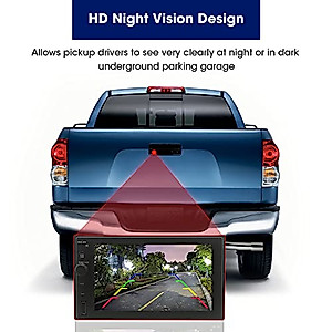 LEADSIGN Tailgate Replace Rear View Camera Tailgate Handle Backup Camera for Toyota Tundra(2007 2008 2009 2010 2011 2012 2013)