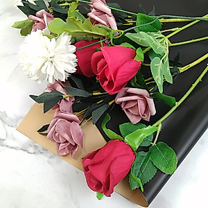 YEXEXINM 40pcs Double Sided Gold Black Flower Wrapping Paper, 22.8X22.8 Inch Waterproof Floral Wrapping Paper Sheets Florist Bouquet Supplies Packaging Paper for Wedding Engagement DIY Crafts Gift