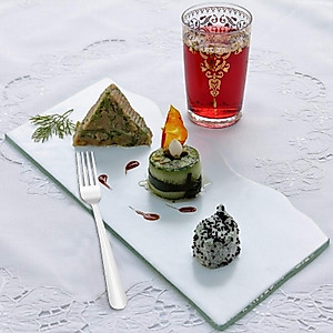 MJIYA Dinner Forks Silverware Set, Dominion Heavy Duty Forks, Stainless Steel Salad Forks Multipurpose Use for Home, Kitchen or Restaurant (M (12PCS)) (7 inch 12 Pack)