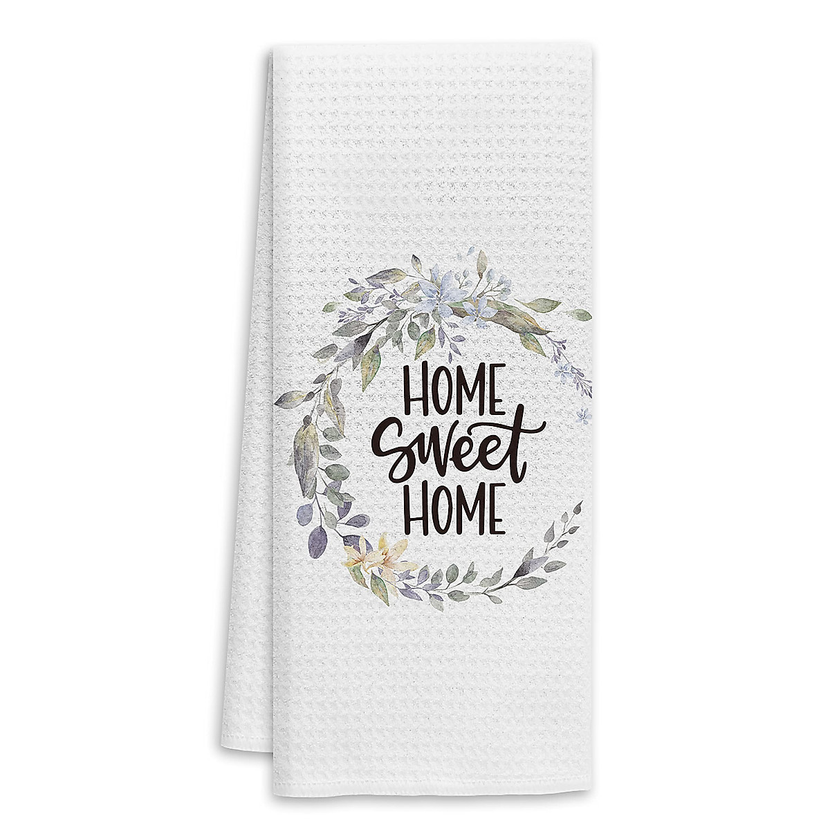 Voatok Home Sweet Home Garland Bath Towel,Family Sweet Gifts Decorative Towel,New Home Housewarming Decor,Mom Gifts