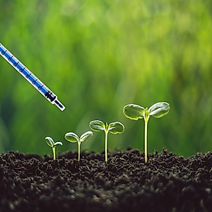 20 Pack 1ml Syringe without Needle with Cap, Sterile Individual Wrap for Scientific Labs, Feeding Pets, Liquid Measuring or Refilling Multiple Uses Tools