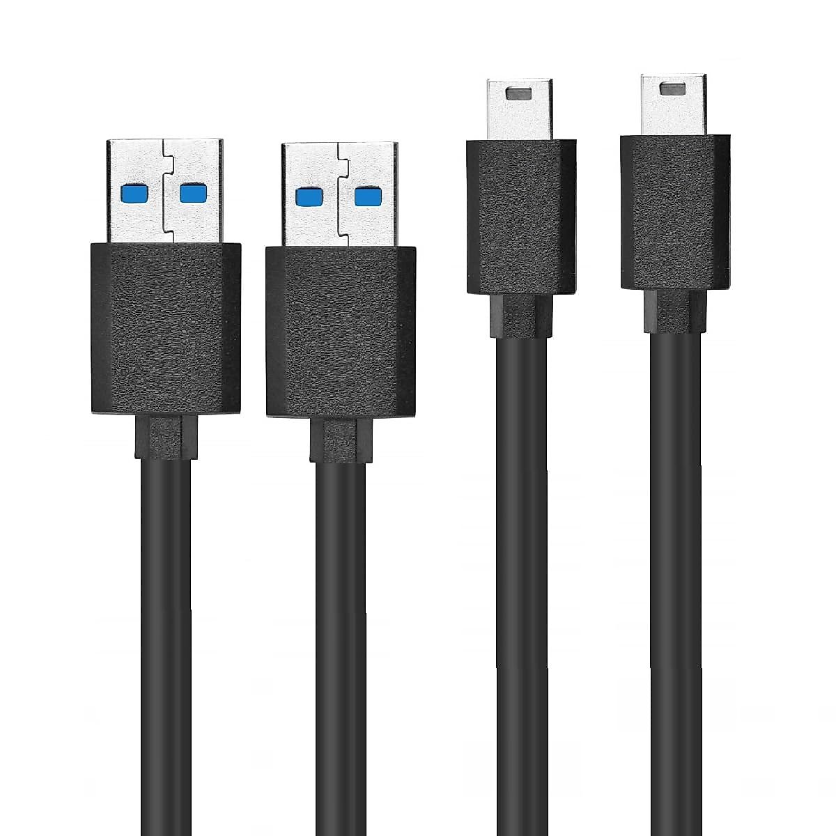 RoyDSMumey Ti84 Plus ce Charger Cable, 2Pack 3 Feet Charger Cord for Texas Instruments TI-Nspire CX and TI-Nspire CX CAS, TI 84 Plus C Silver Edition, and TI 84 Plus CE Graphing Calculators