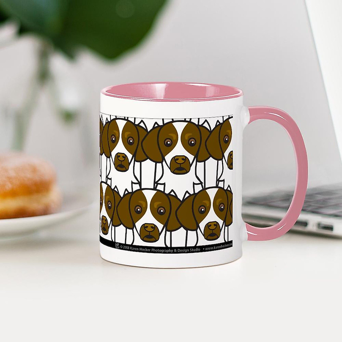 CafePress Brittany Spaniels Mug Ceramic Coffee Mug, Tea Cup 11 oz