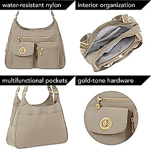 Baggallini womens San Marino Satchel top handle handbags, Beach, One Size US