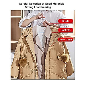 Wire Hangers 20pack Durable Coat Hangers Strong Heavy Duty Stainless Steel Metal Hangers Ultra Thin Space Saving Clothes Hangers Fit for Shirt Dress Jacket, Overcoat，Suit Hangers Clothing