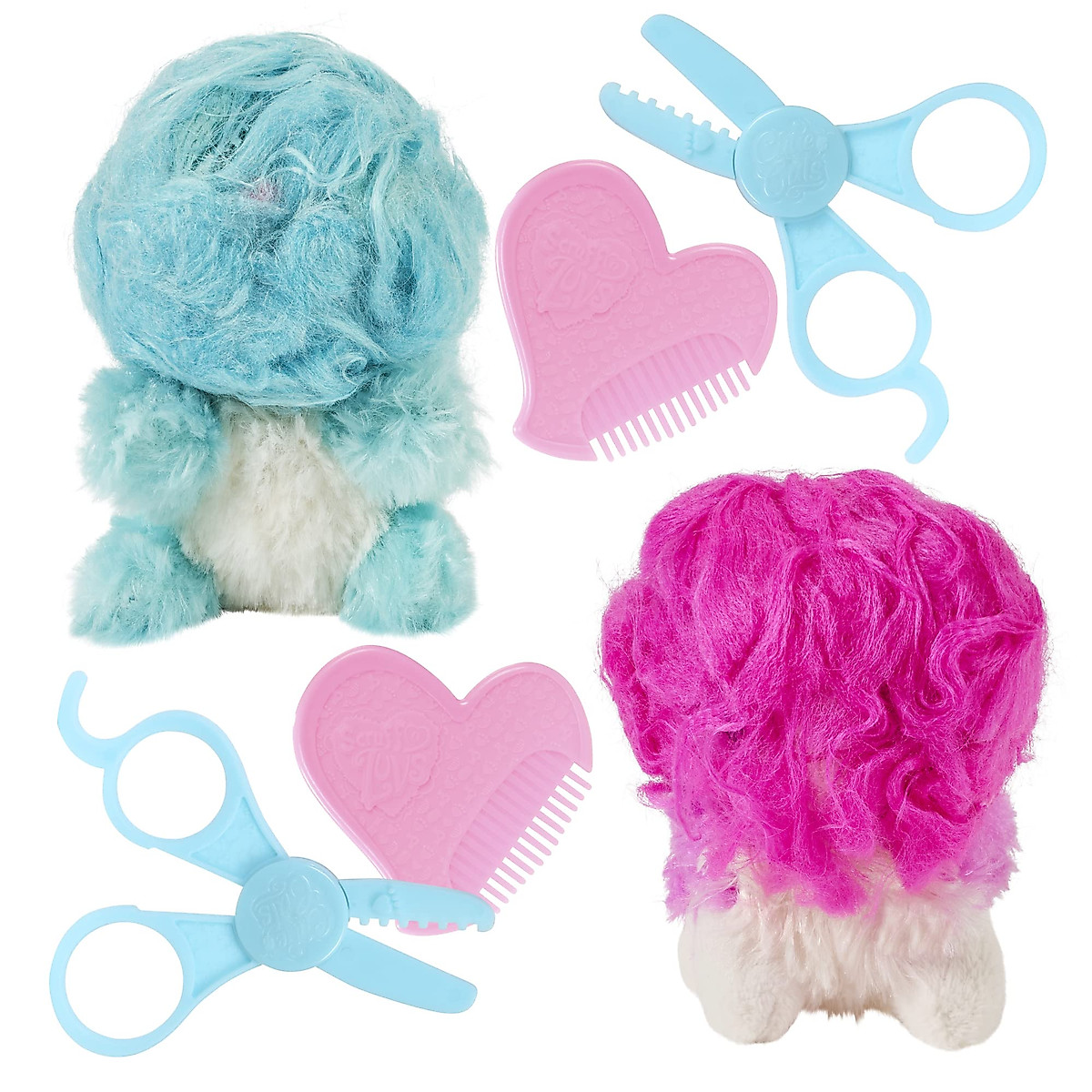 Little Live Pets | Scruff-a-Luvs | Cutie Cuts Lil Snippers Twin Pack | Cut Fur, Reveal, Groom & Love Plush Rescue pet - Styles May Vary