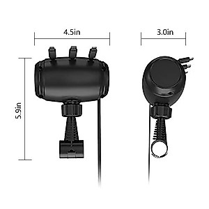 SUPERLIT Multi Car Retractable Backseat 3 in 1 Car Charging Station Box Compatible with All Phones | iPhone | Samsung | Android | Uber Lyft Turo Ride Share Customer Charging Dock Attach to Headrest