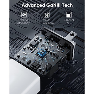 PowerLot USB C Charger, GaN III 35W Dual USB C Wall Charger, PPS Super Fast Charging Block with Foldable Plug for iPhone 15 14 13 12 11, Samsung S23 S22 S21, Pixel 7 6 Pro, MacBook Air, iPad, iWatch