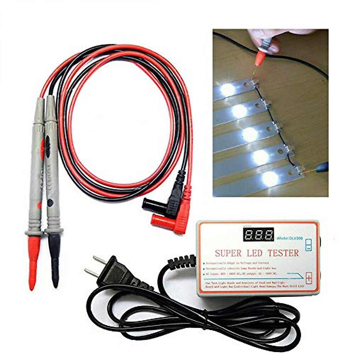 JIUCHEN LED Lamp Bead TV Backlight Tester, Multipurpose Tester for All LED Lights Repair Output 0-300V