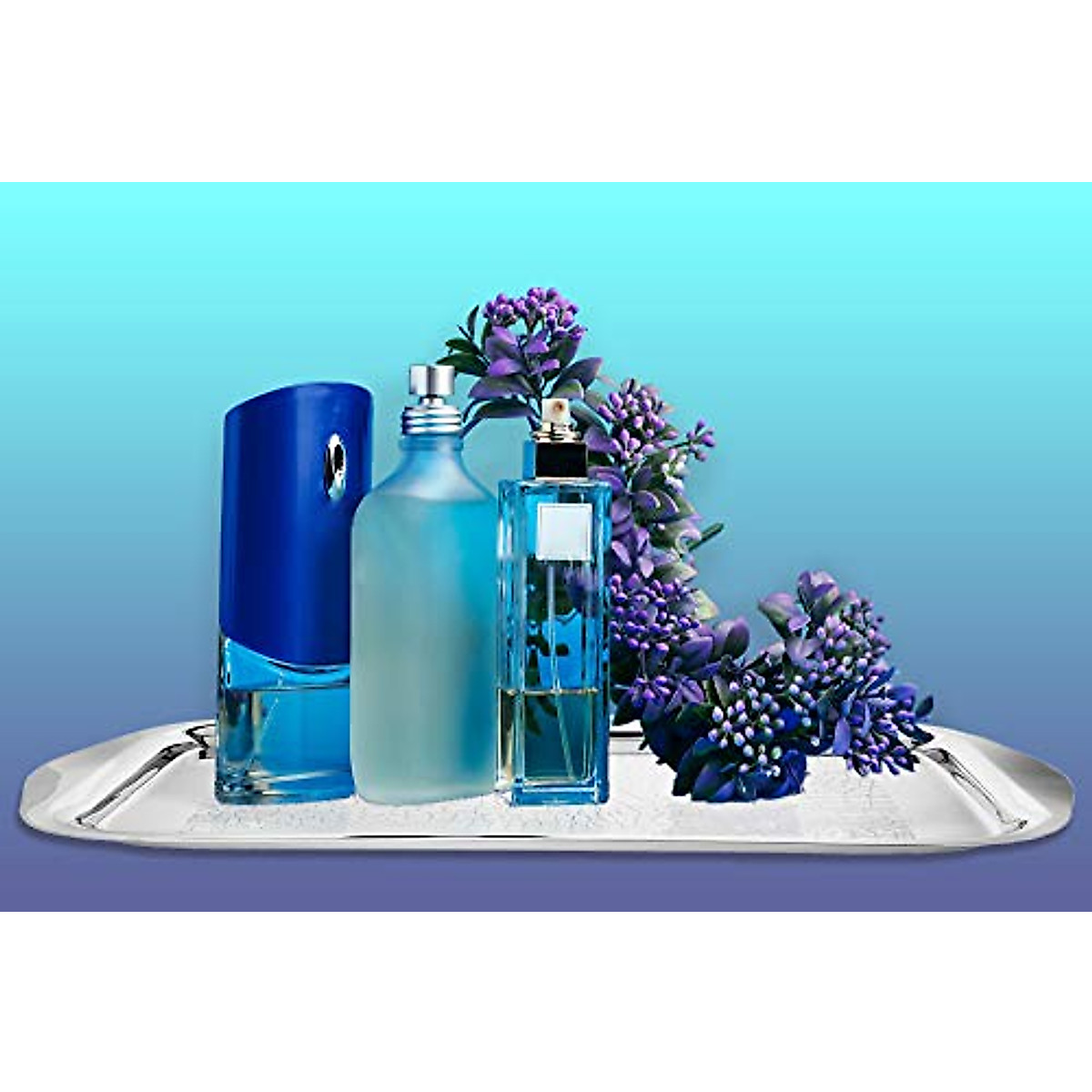 Elegant Serving Tray, Whiskey Tray Ideal for Bathroom Tray, Perfume Tray, Bar Tray, Coffee Table Tray and Vanity Tray - Stainless Steel Tray