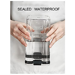 Airtight Food Storage Container, 6 Pc BPA Free With Lids Easy Lock For Kitchen Organization With Good package looking (Black)