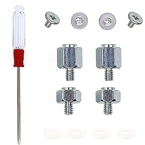 QTEATAK PCIe NVMe M.2 2280 SSD Mounting Screws Screwdriver Kit