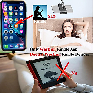 SOFAMIRI TIK Tok Remote Control Scrolling Ring TikTok Bluetooth Page Turner Media Button Clicker Music Control for iPhone iPad Camera Wireless Remote Shutter Selfie Button (D01, Orange)