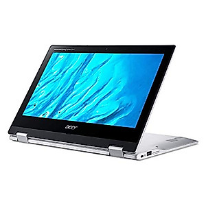 2021 Newest Acer X360 Chromebook Spin 2-in-1 Convertible Laptop Student Business, MediaTek MT8183C 8-Core Processor,11.6" HD Touch IPS, 4GB RAM, 32GB eMMC,Wi-Fi 5,Bluetooth 5,Chrome OS+ Marxsol Cables